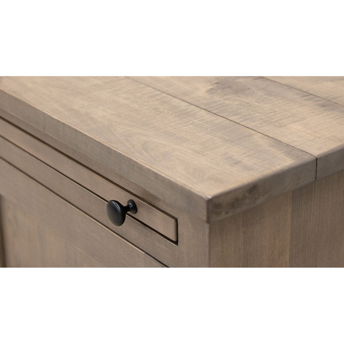 Berlin 72" Maple Wood Buffet Cabinet in DC Driftwood Color