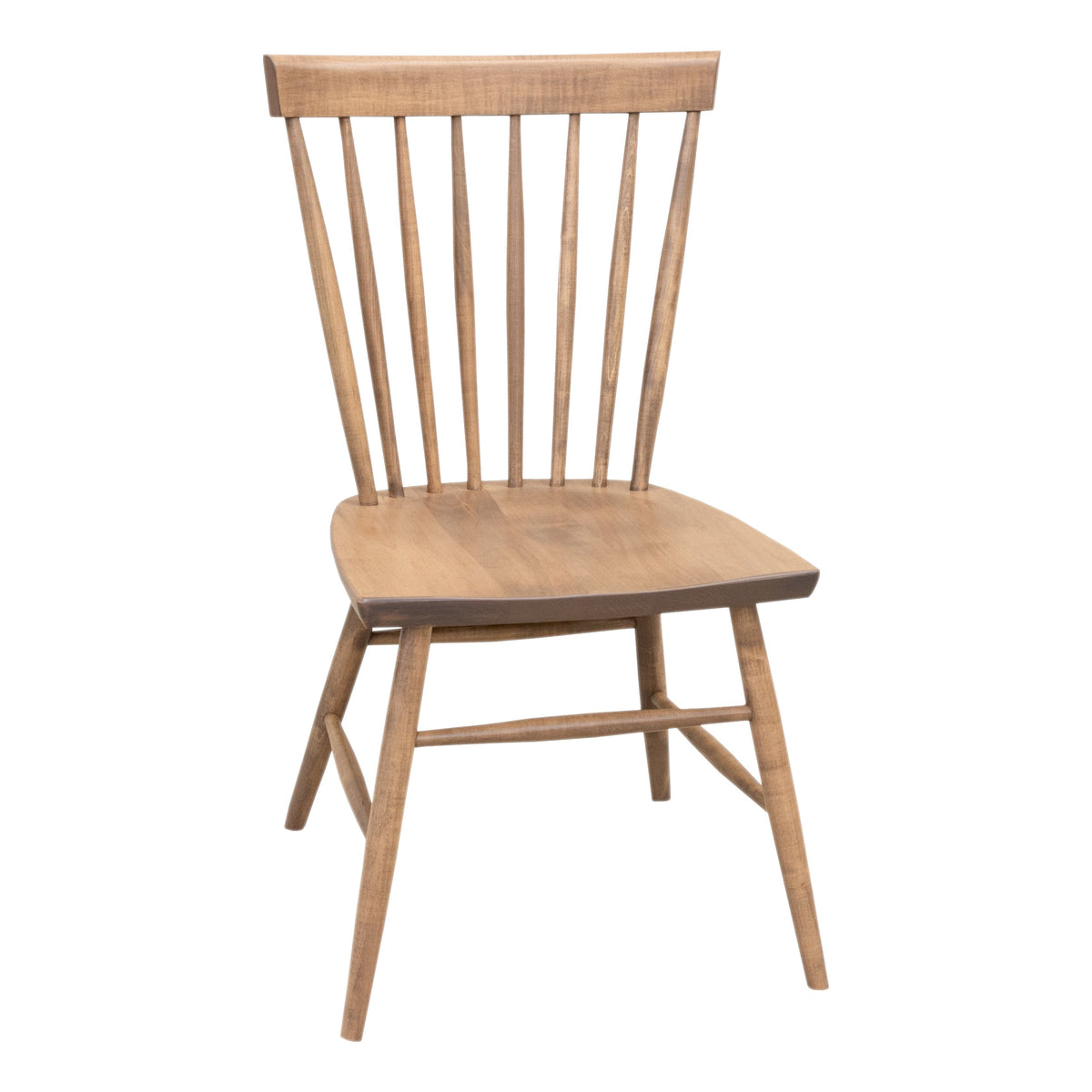 Winston Natural Maple Wood Windsor Side Chair in Willowbend