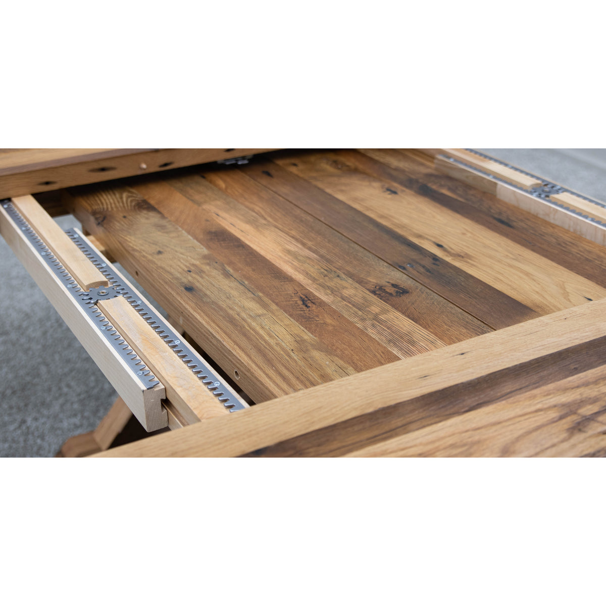 Carson Reclaimed Barnwood Extending Dining Table