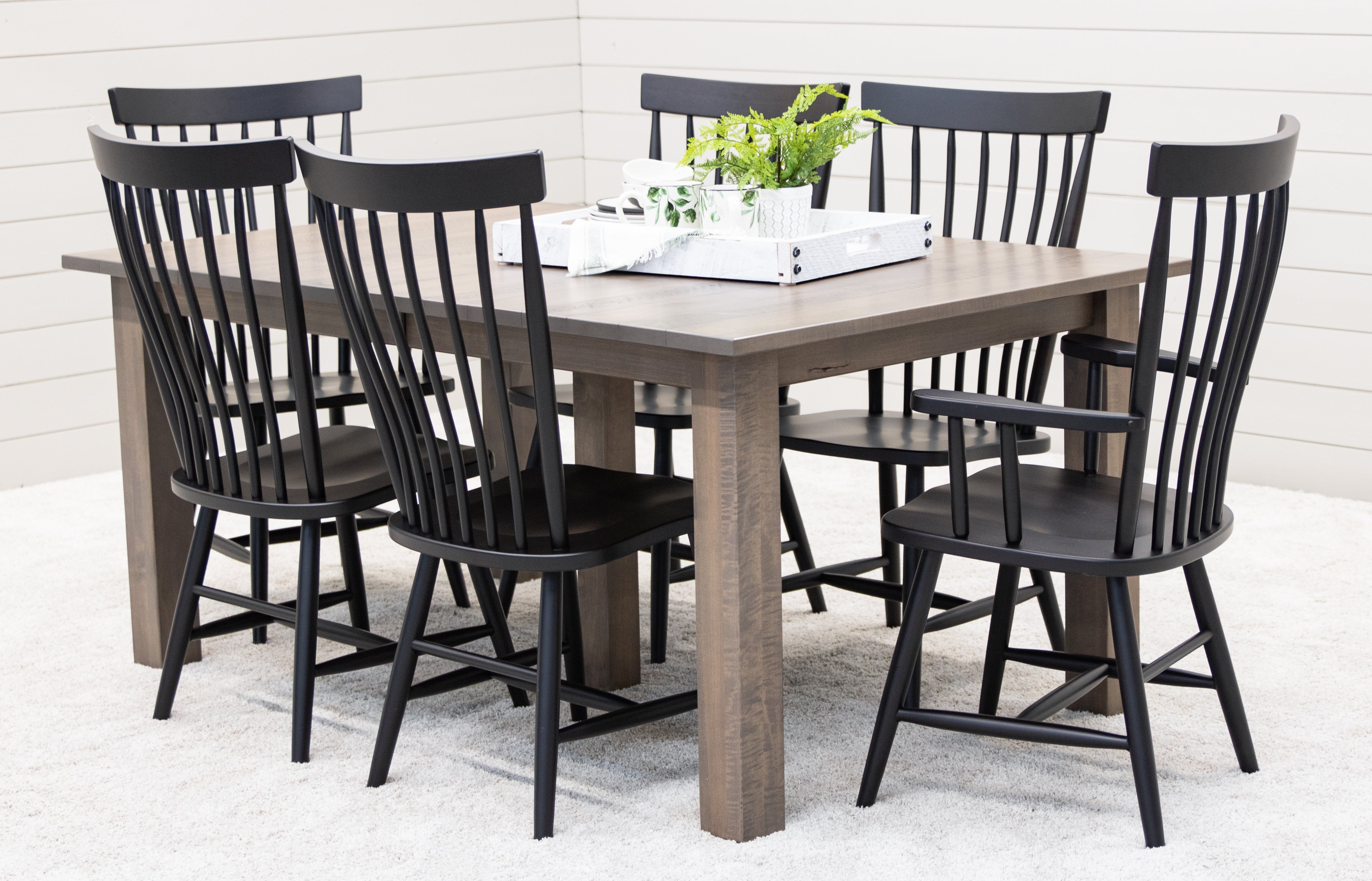 Square Leg Dining Set | Dutch Craft Furniture