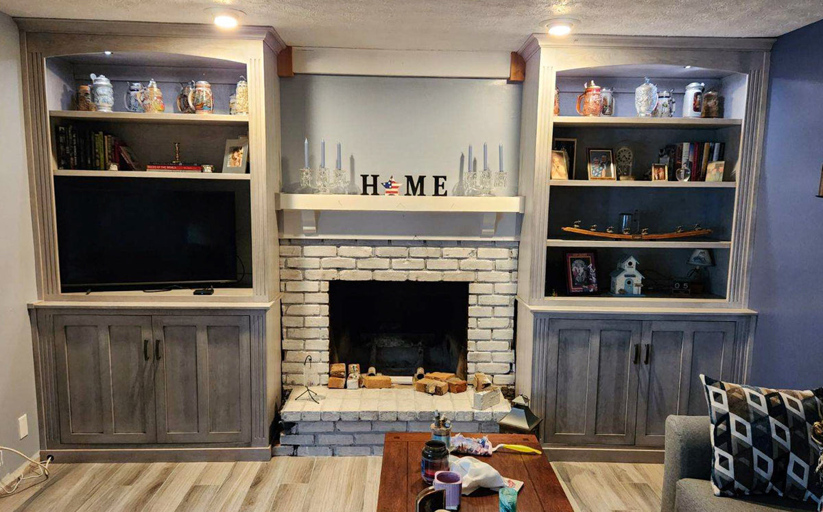 Customer's space with final installed project