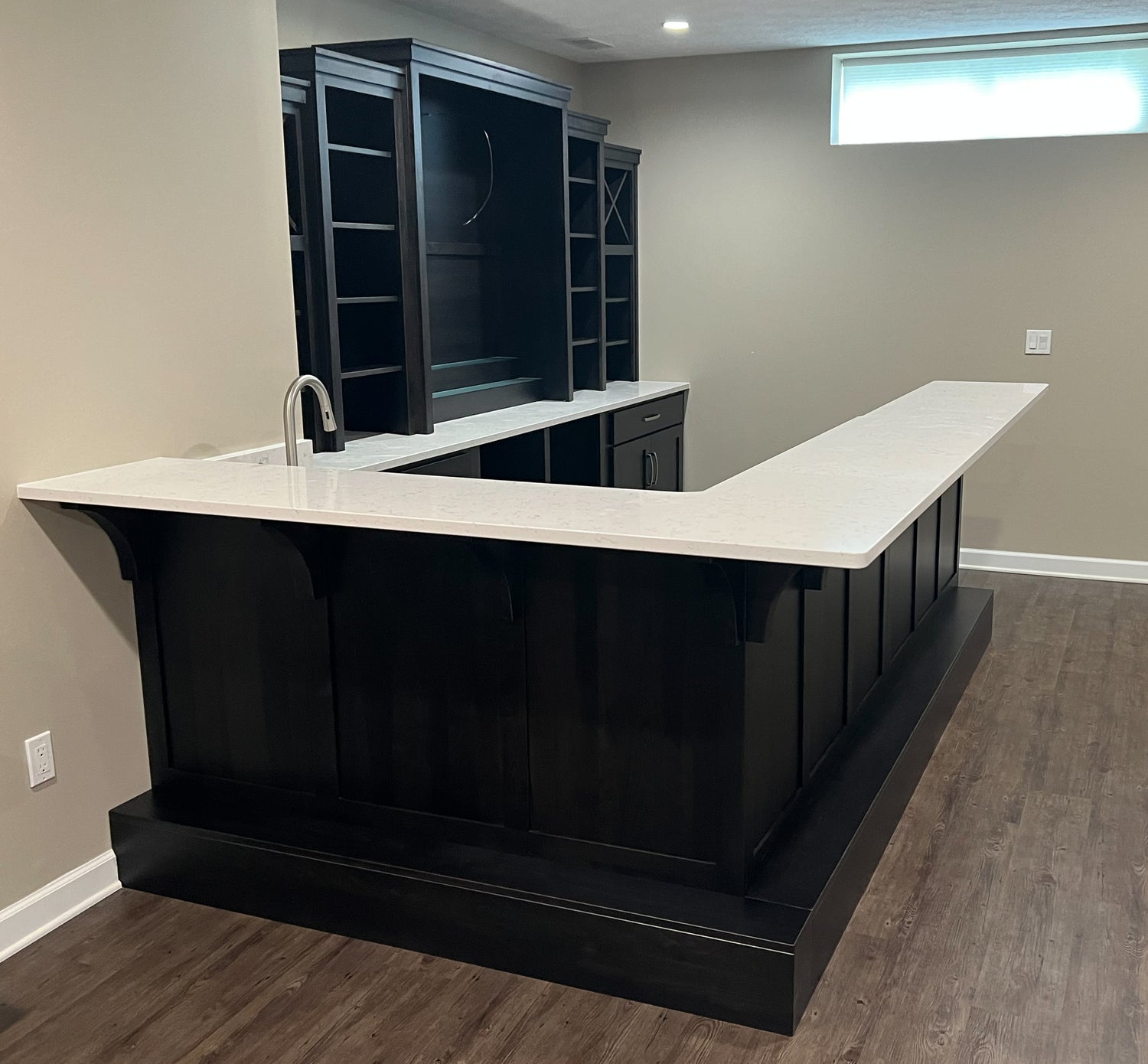 Customer's space with final installed project