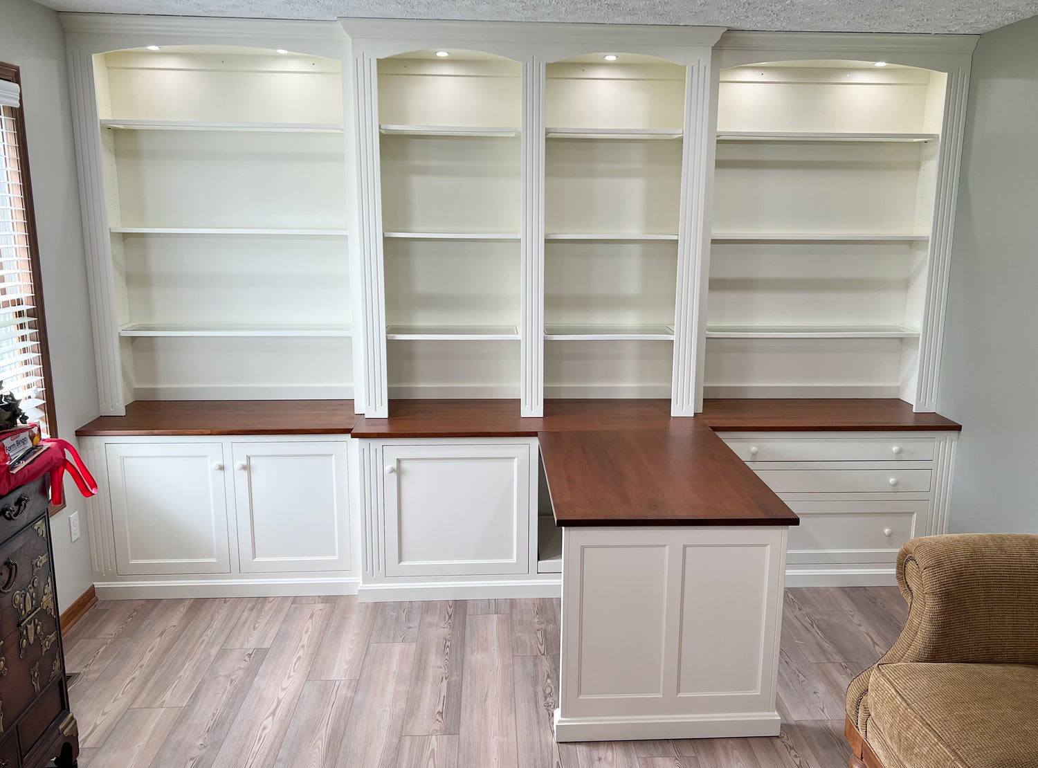 Customer's space with final installed project