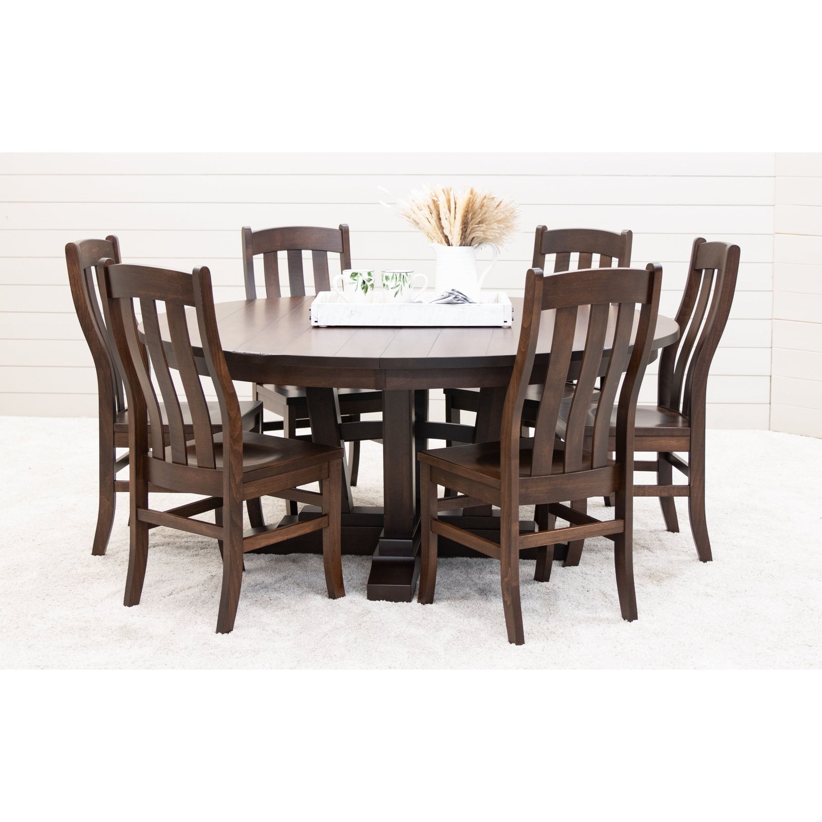 72 Inch Round Dining Table | 72" Round Amish Dining Tables