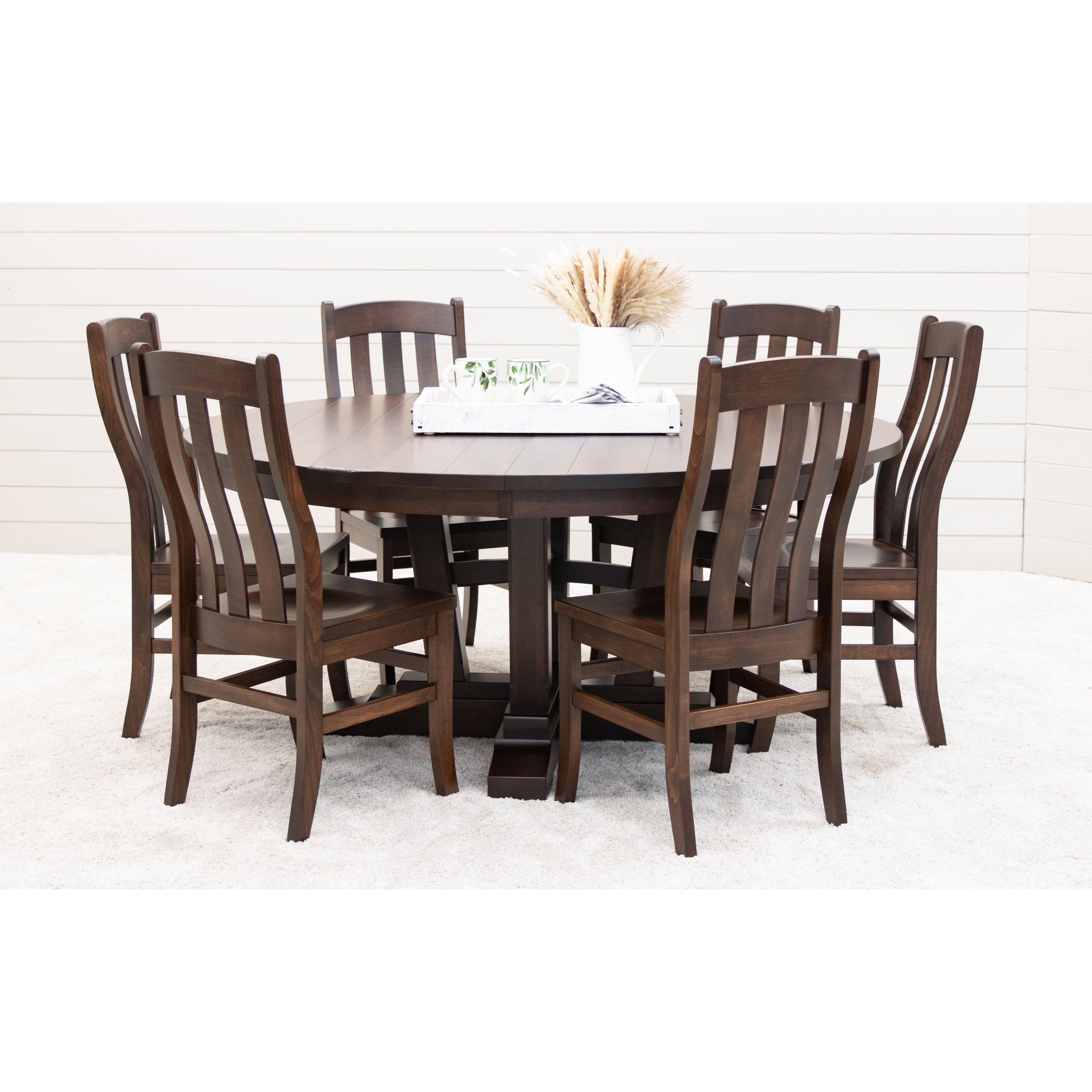 72 Inch Round Dining Table | 72" Round Amish Dining Tables