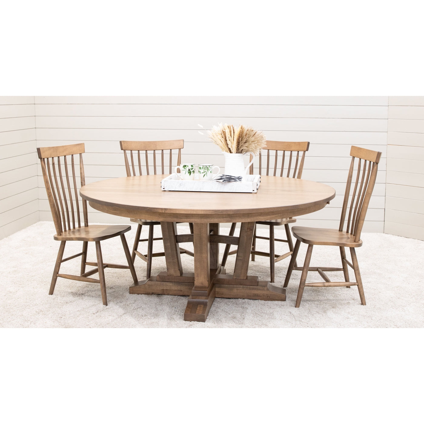 60 Inch Round Dining Table | 60" Round Pedestal Dining Table