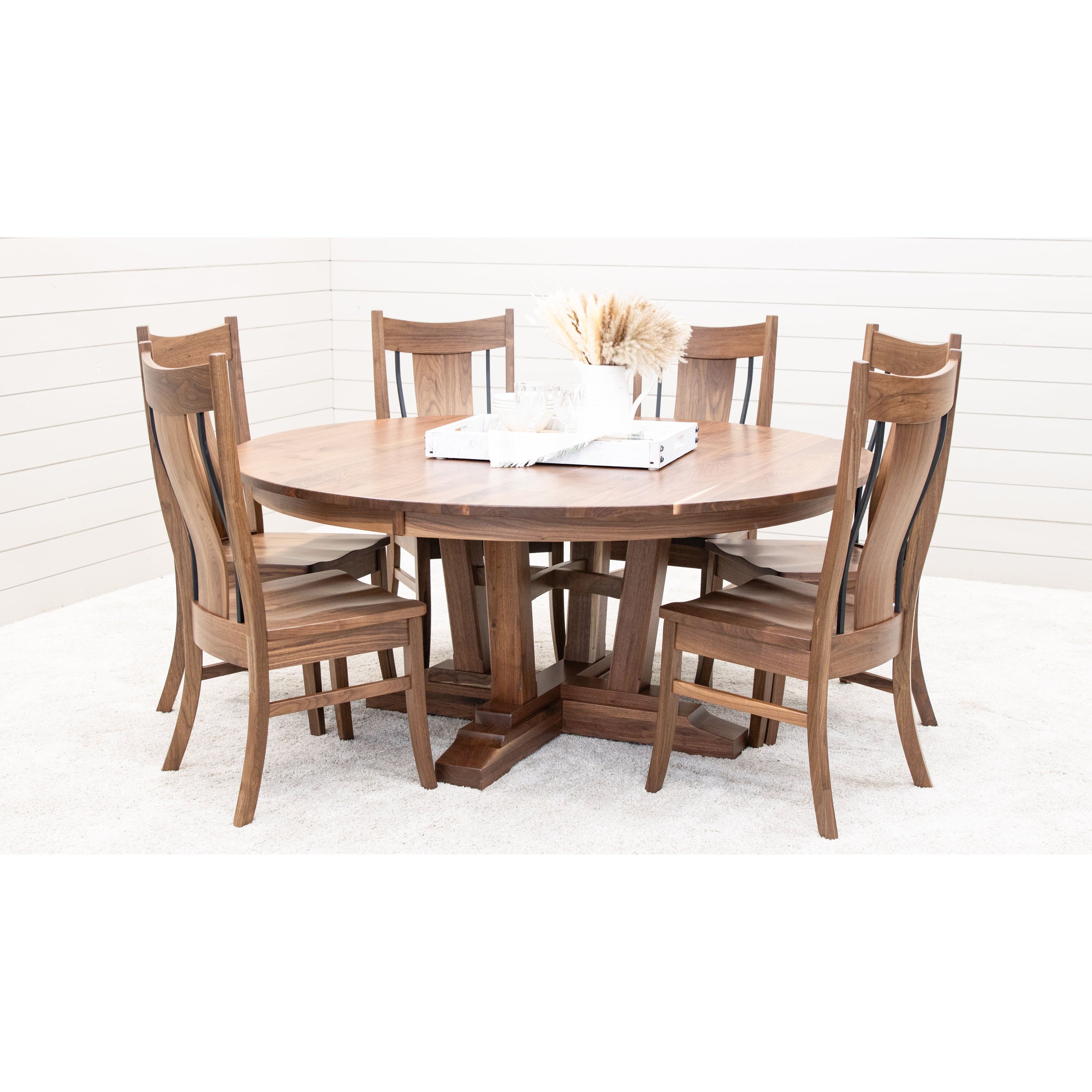 72 Inch Round Dining Table | 72" Round Amish Dining Tables