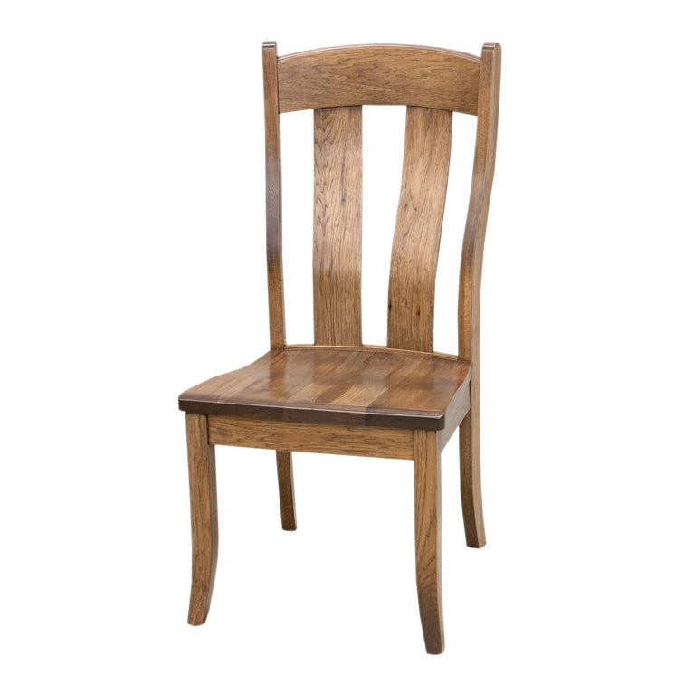 Austin Hickory Wood Side Dining Chair in Cocoa Light