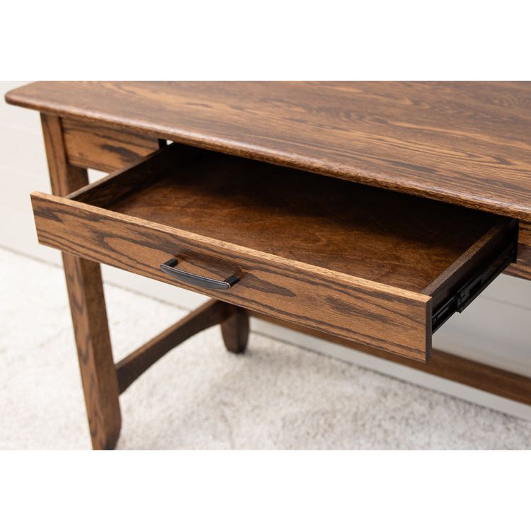Austin Solid Oak Wood Writing Desk | Michael's Cherry Stain