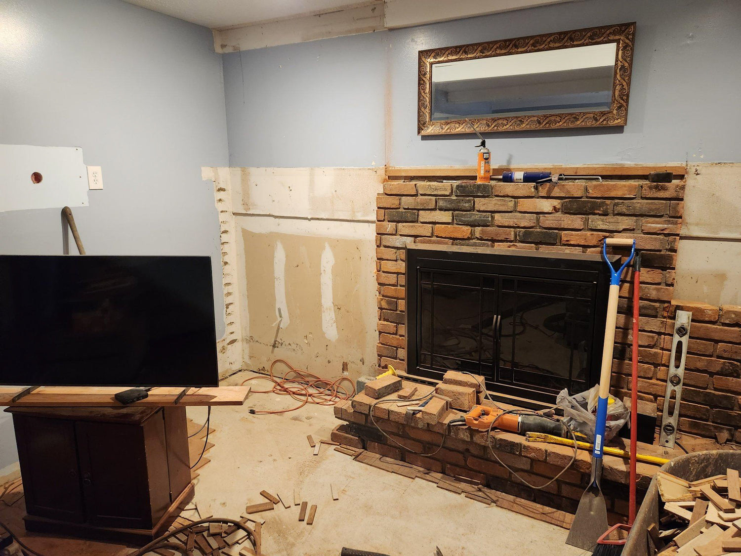 Customer's space (before)