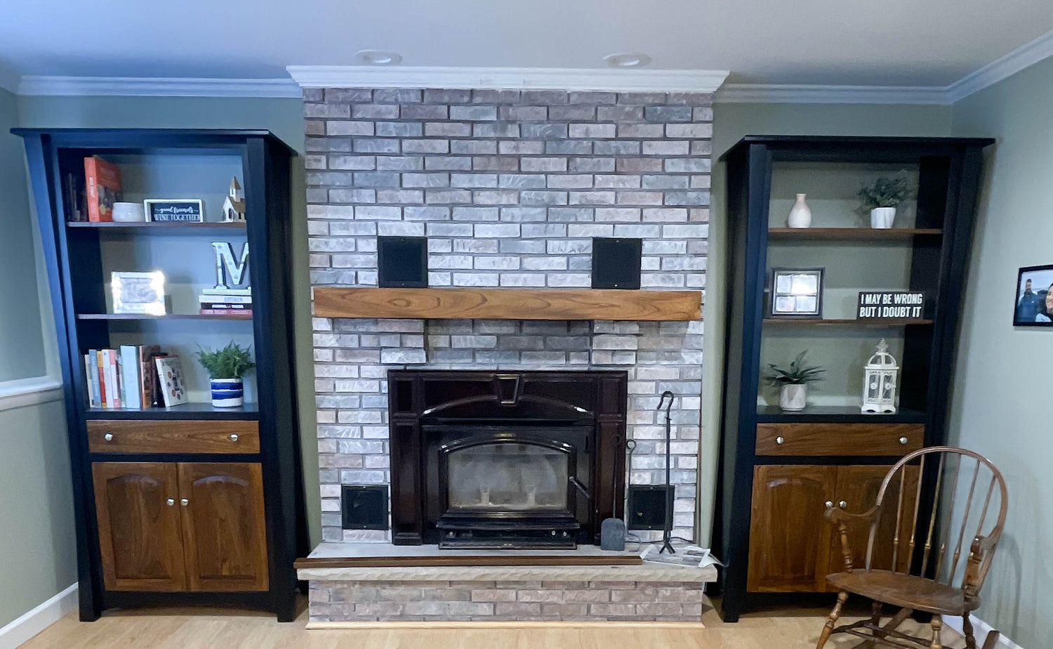 Customer's space with final installed project