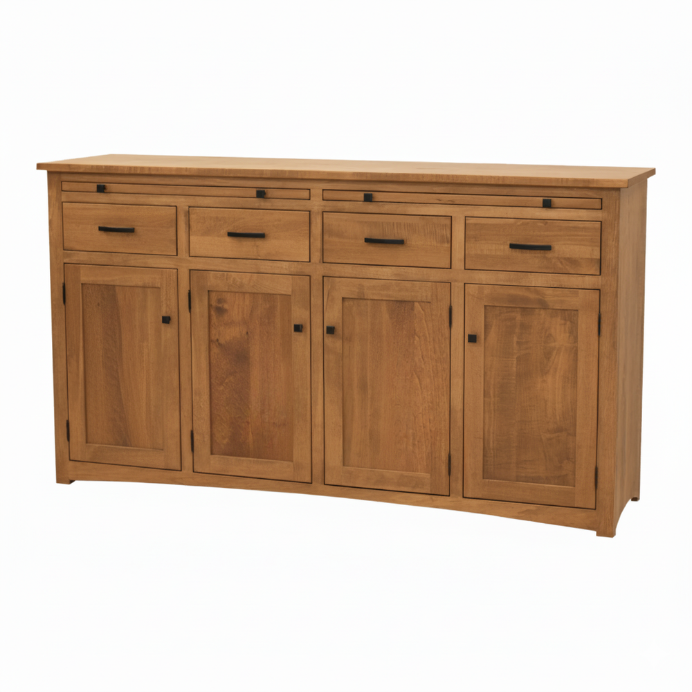 Solid Maple Sideboard & Buffet Cabinets | Maple Wine Cabinet