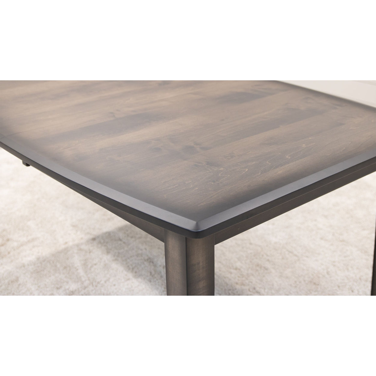 Classic Shaker Solid Maple Wood Dining Table in Sandy Point