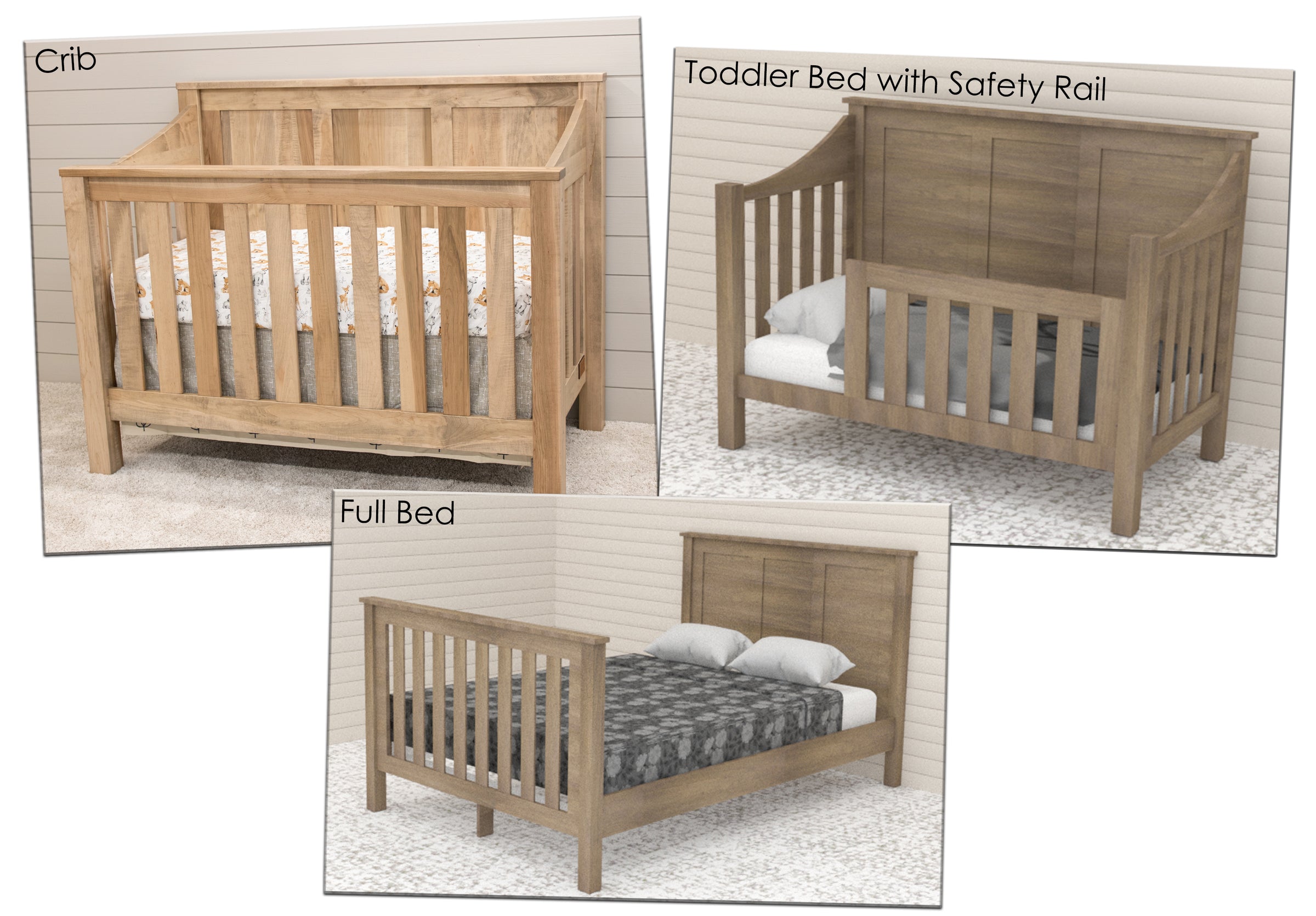 Crib Conversion Stages