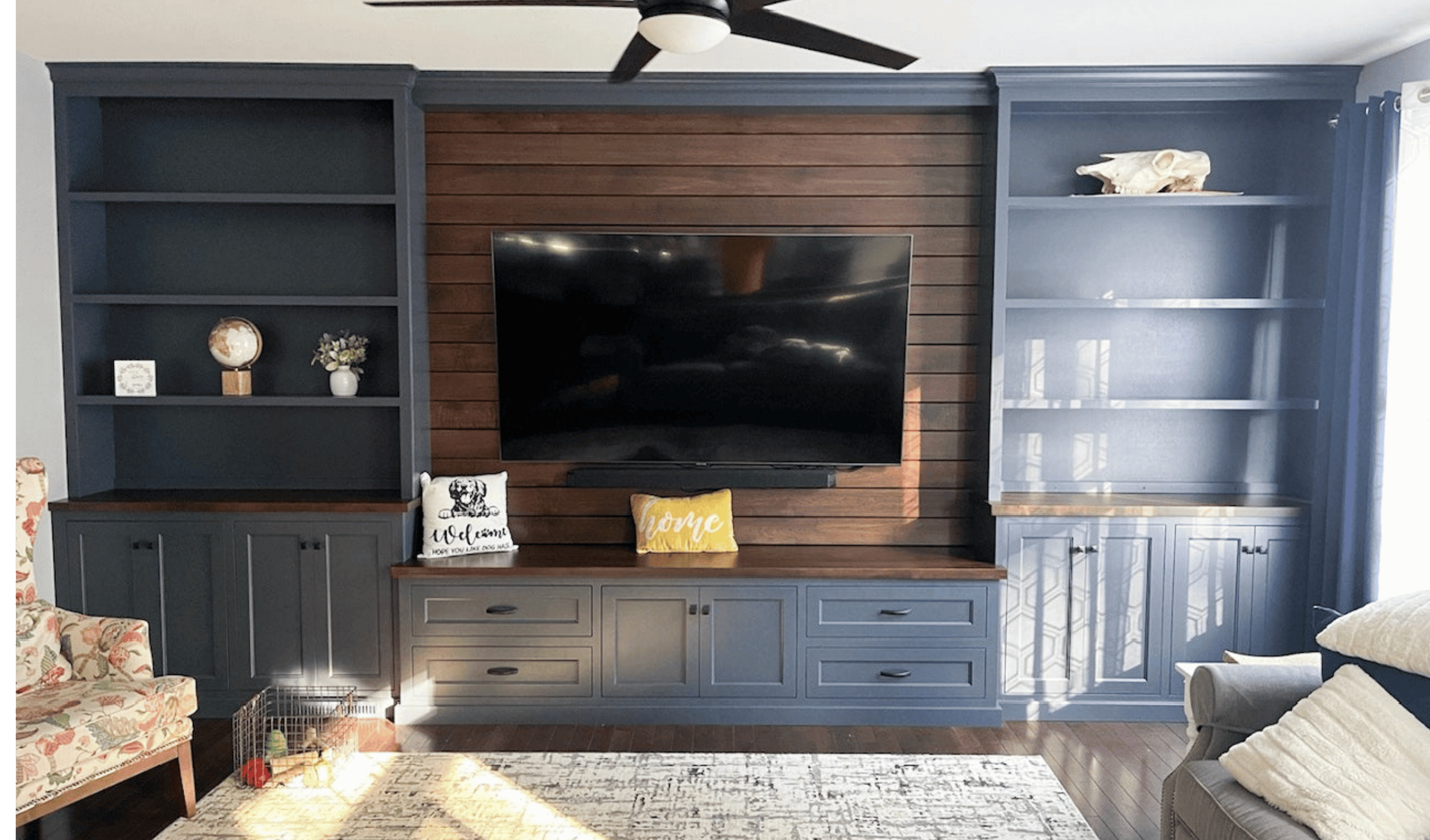 Custom Built-In Bookshelves | Custom Bookcase Wall Unit