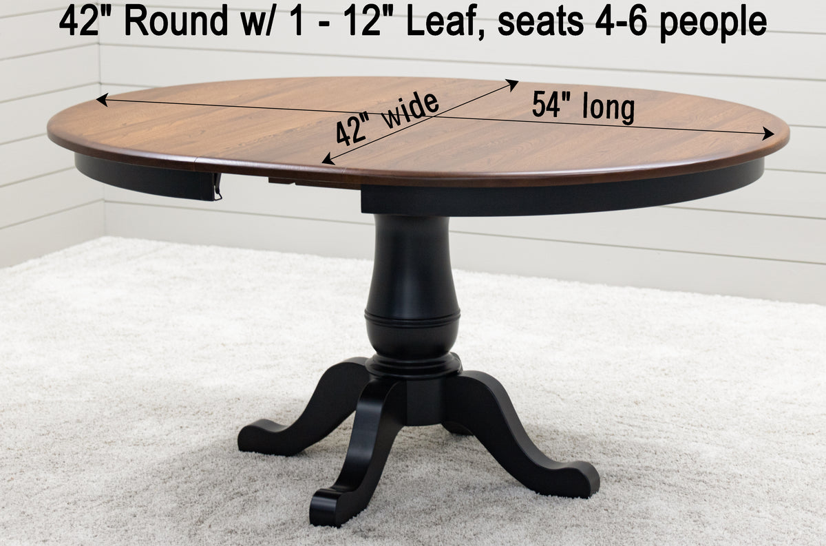 ALL REGULAR DINING TABLES ARE APPROXIMATELY 30" HIGH