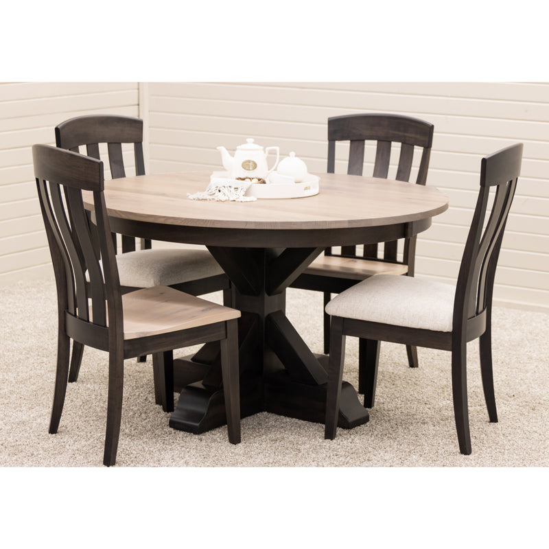 48" Round Dining Table | 48 Inch Round Hardwood Dining Table