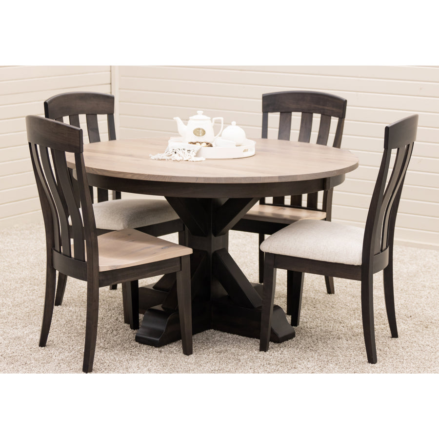48" Round Dining Table | 48 Inch Round Hardwood Dining Table