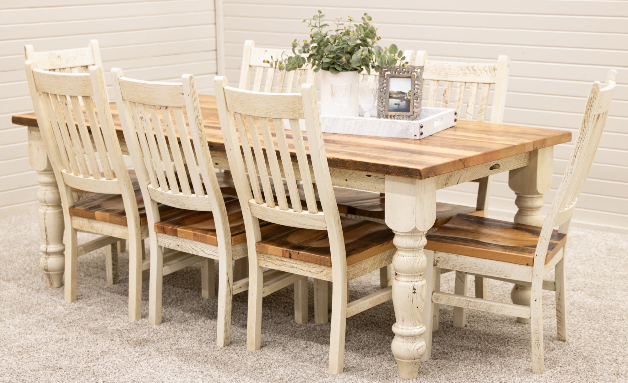 Stanford Reclaimed Dining Set | Dutch Craft Furniture