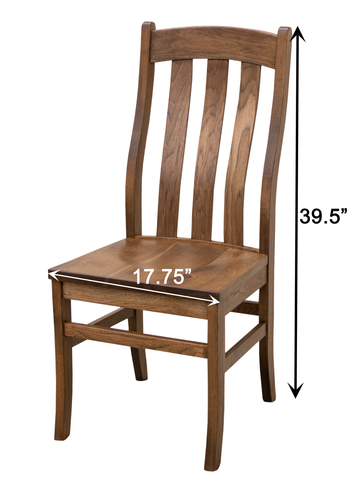 Fostoria Maple Wood Side Dining Chair | ASB Dimensions