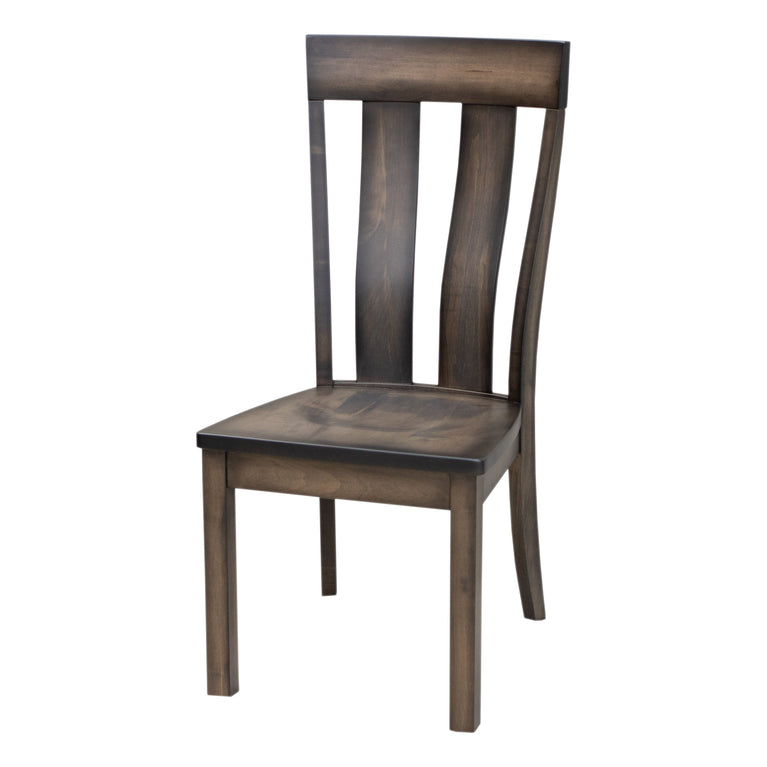 Hampton Maple Side Dining Chair in Sandy Point with Burnished Edges