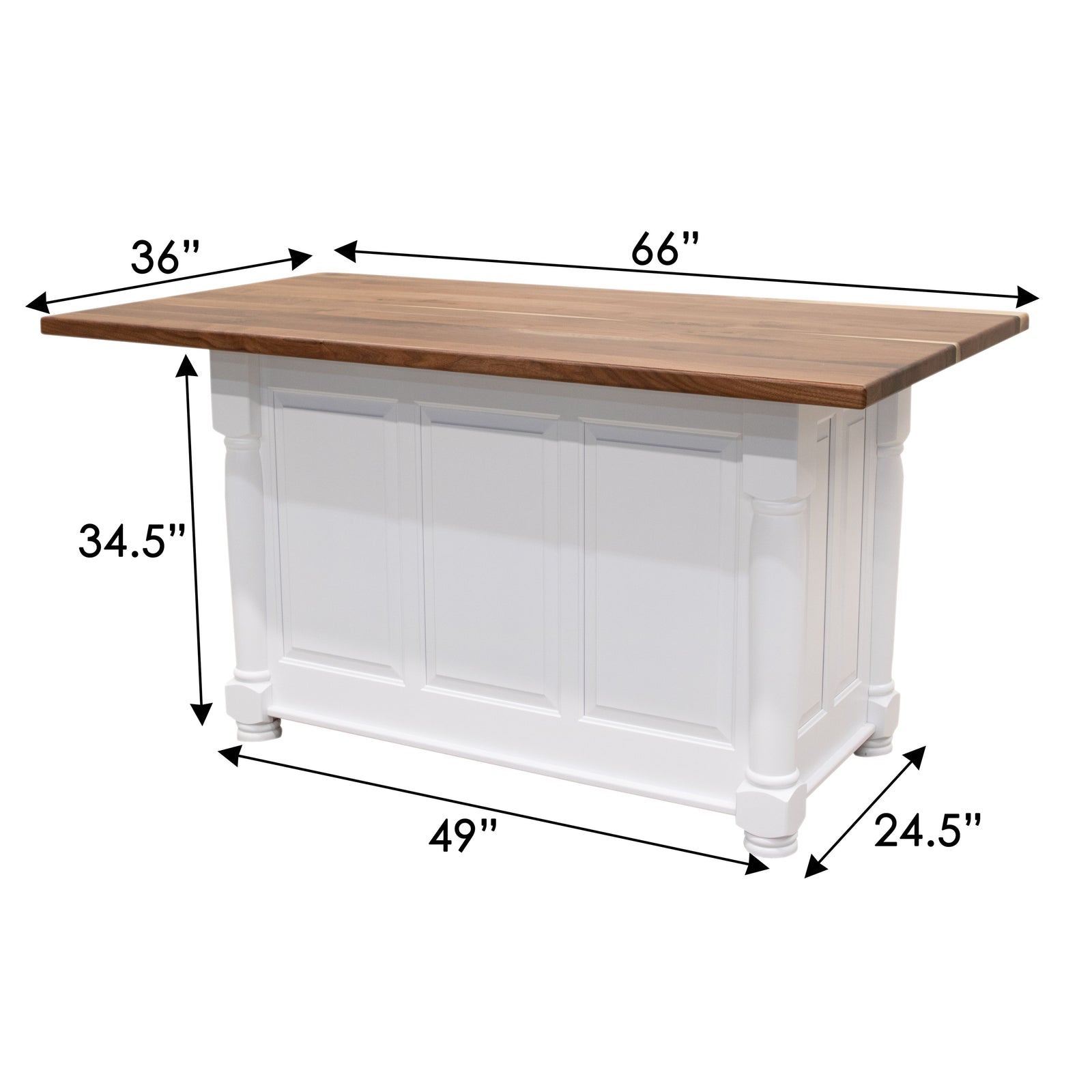 Custom Amish Kitchen Island in Ohio | Dutch Craft Furniture