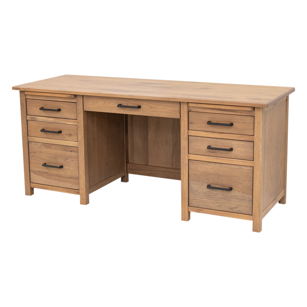 Solid Wood Desk | Wooden Office Desk | Custom Amish Desks