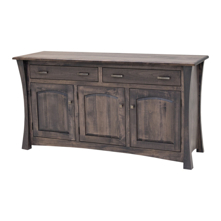 Manhattan Maple Buffet in Gunsmoke | Dark Gray Sideboard