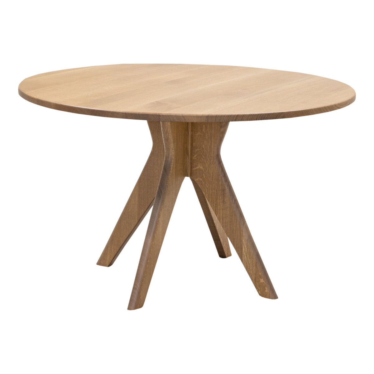 Mid Century Modern Round Dining Table Lowry Mid Century Modern White