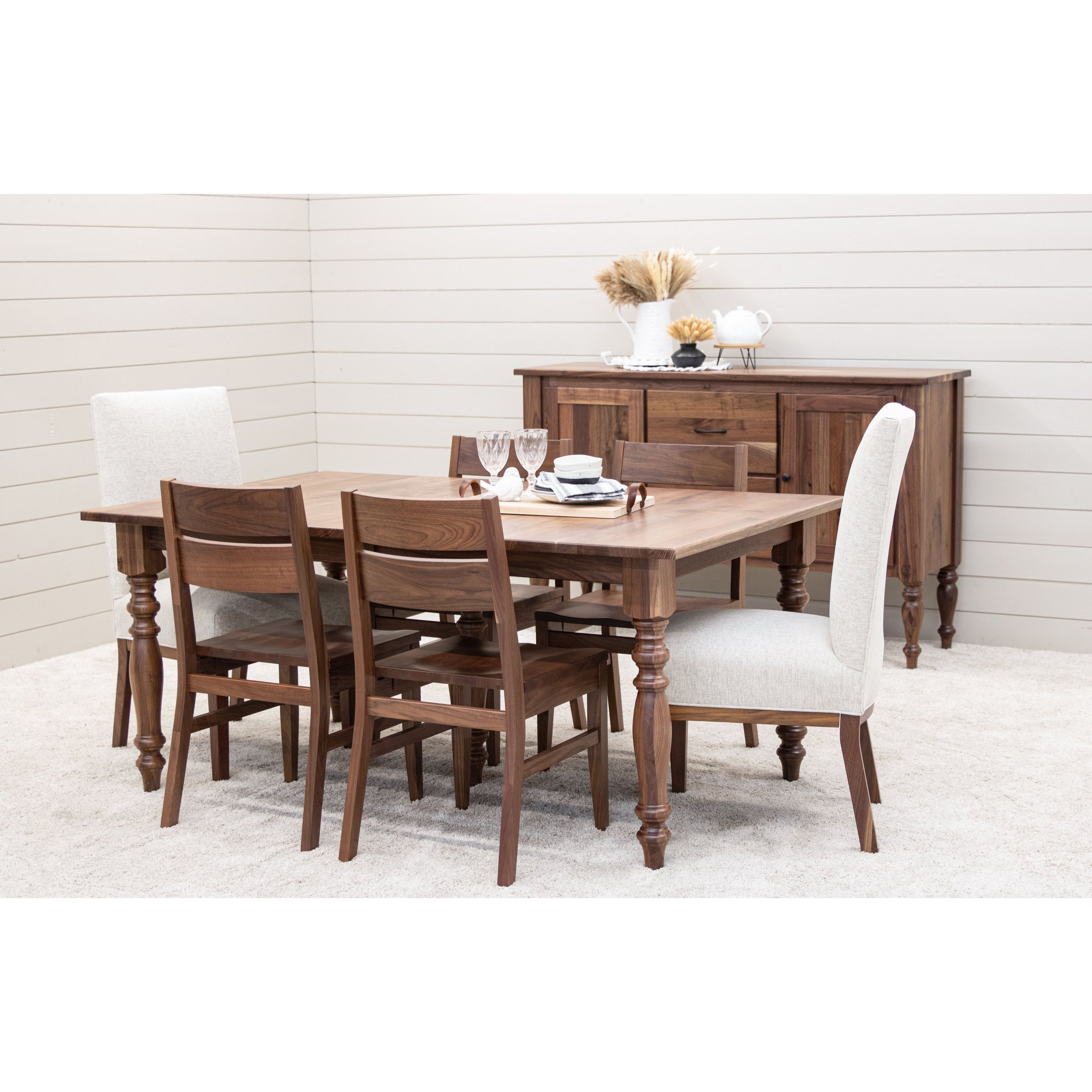 Solid Walnut Dining Chairs | Black Walnut Dining Chairs