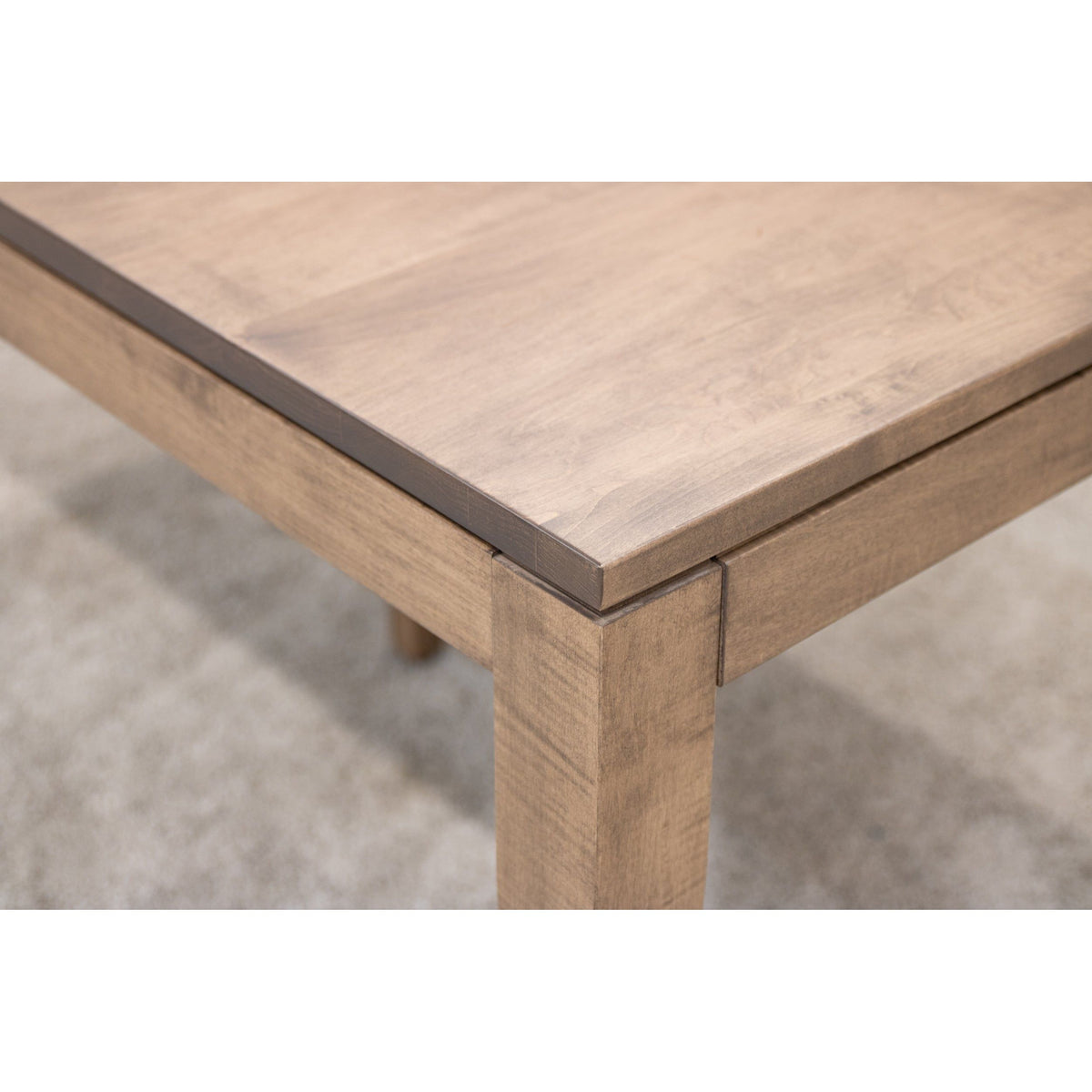 Monroe Mid Century Solid Maple Wood Dining Table in Willowbend