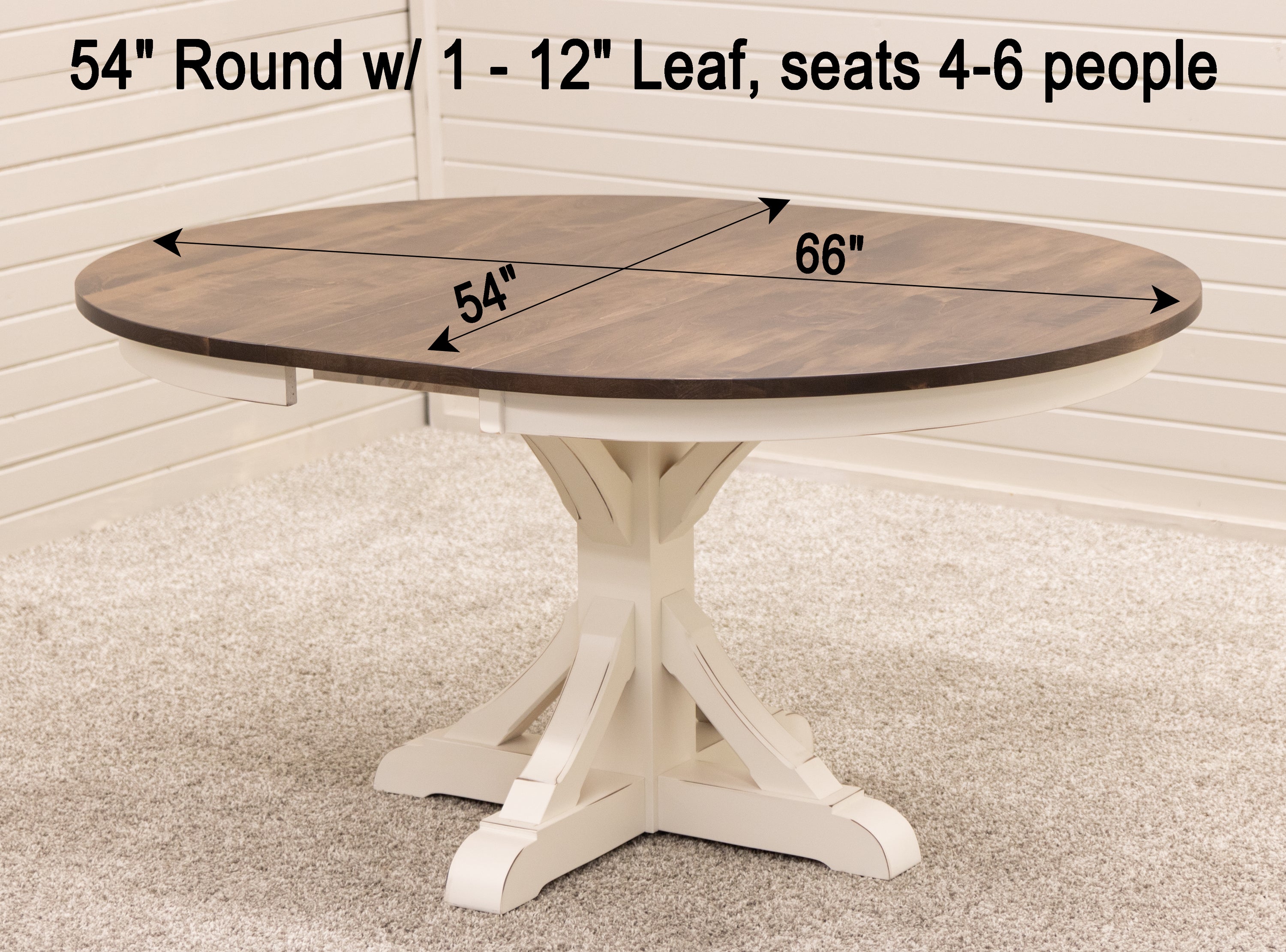 Folding Leaf Stores Inside Table