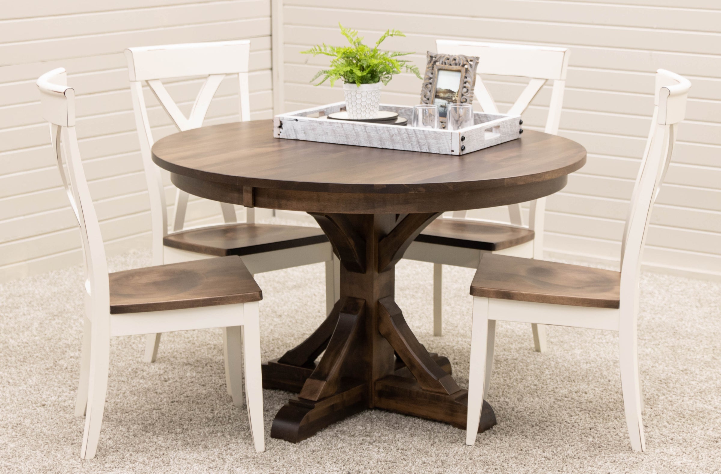 Solid Maple wood with Cocoa Light stain