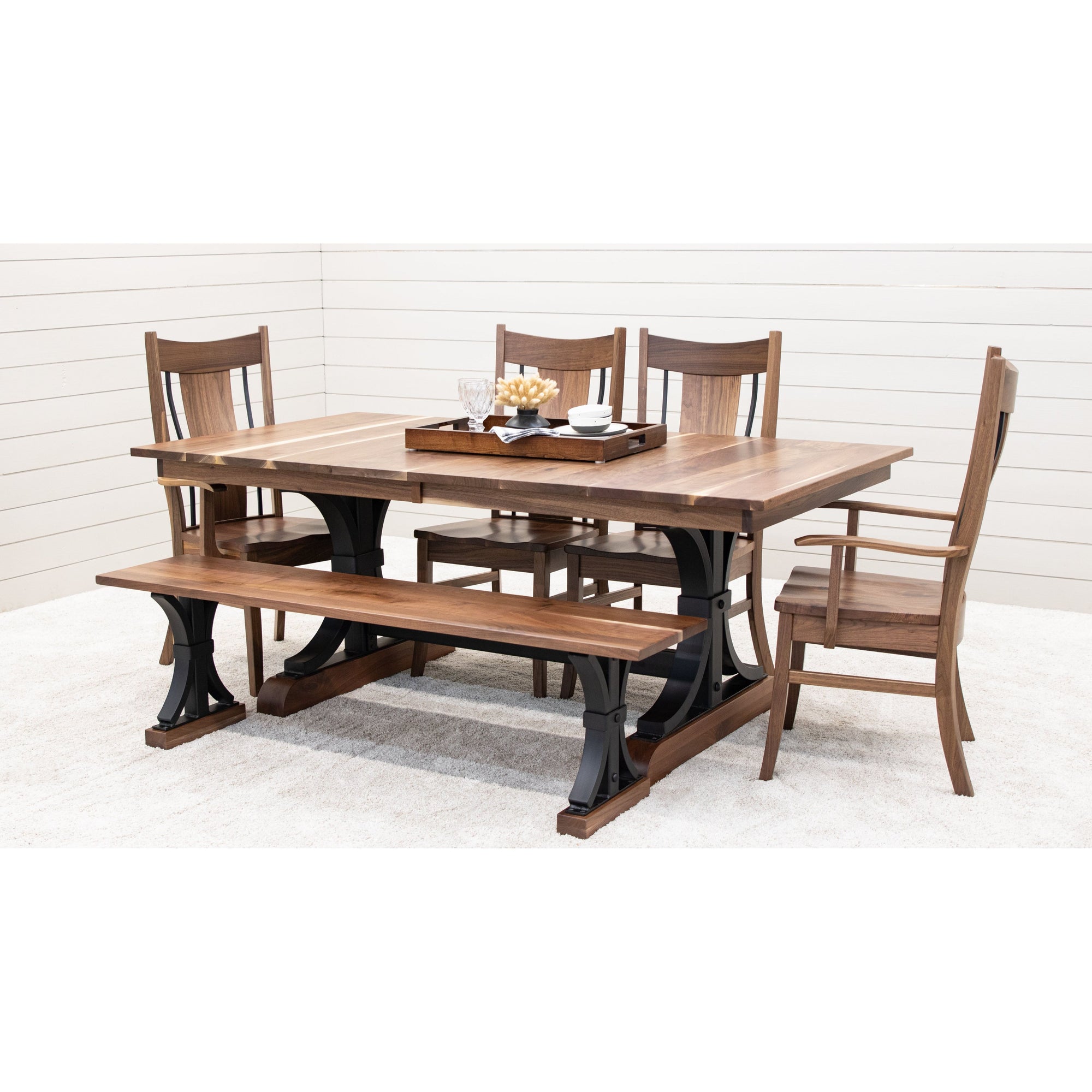 Dining Set with Bench | Dining Table with Bench and Chairs