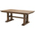 Rowan Hickory Wood Large Extending Trestle Dining Table