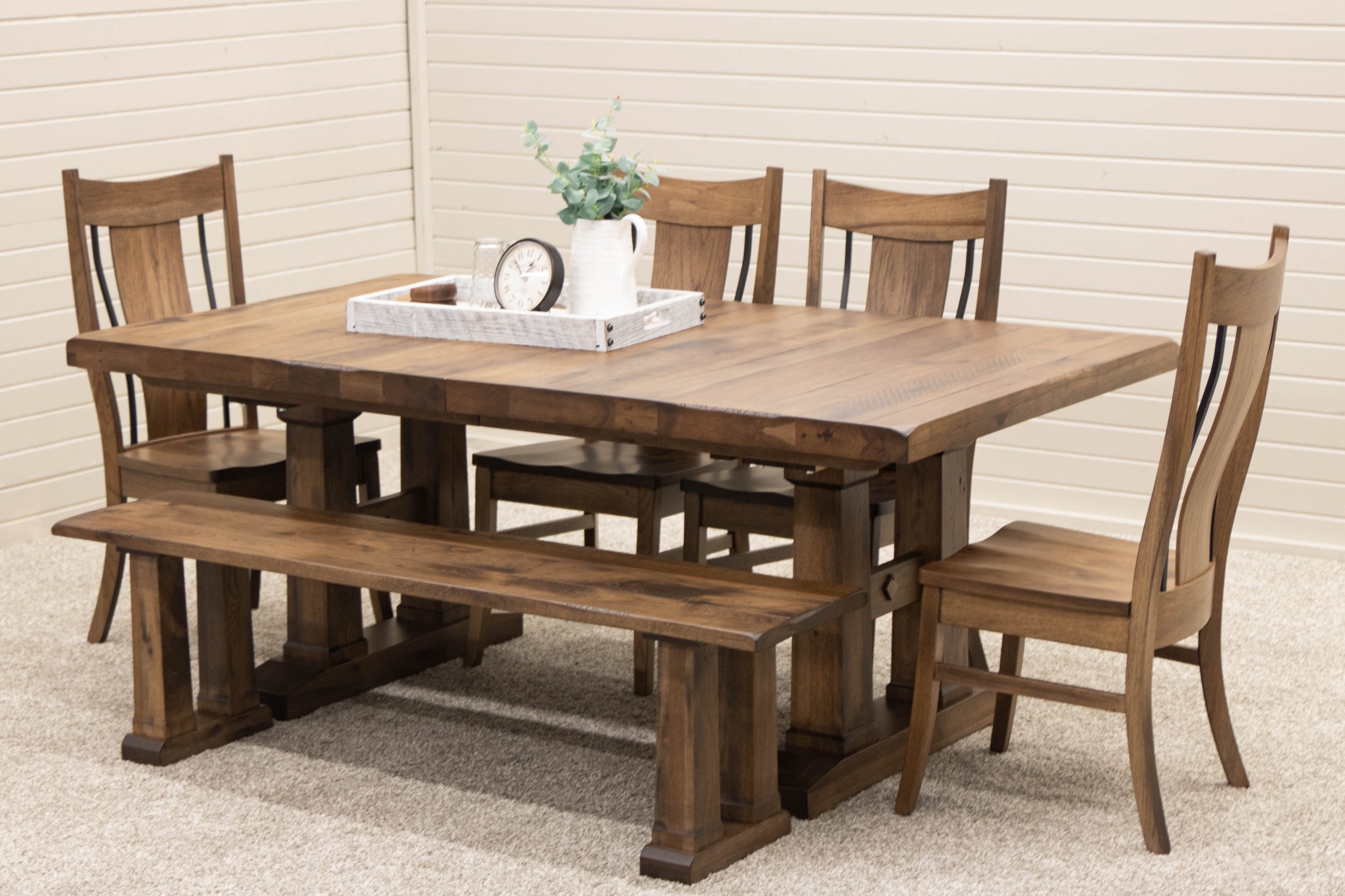 Dining Set with Bench | Dining Table with Bench and Chairs