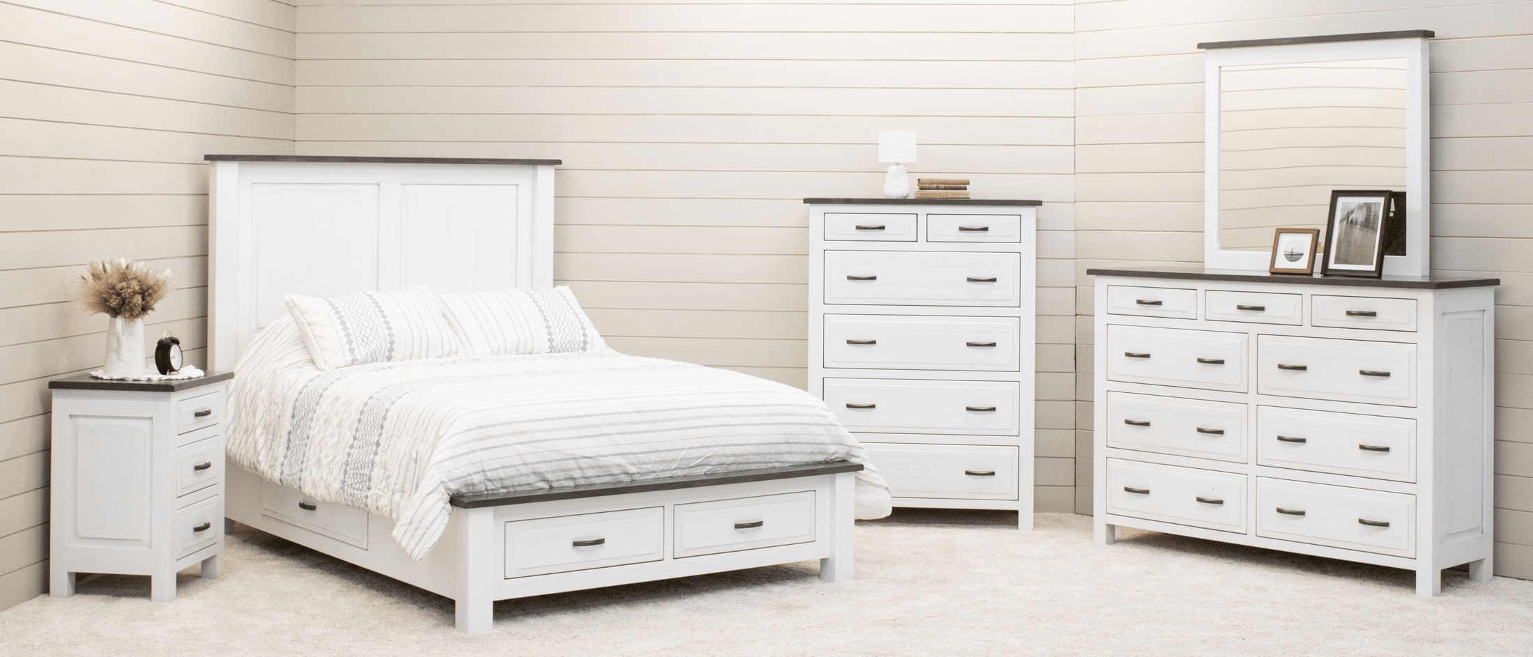 Solid Wood King Bedroom Sets | Dutch Craft Furniture