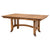 Shaker Hill Solid Hickory Wood Extending Dining Table in Honey Cider