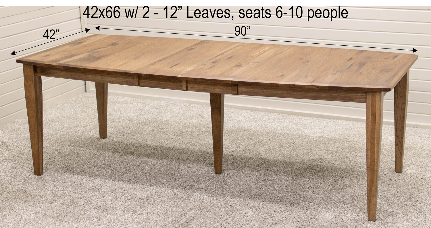 Classic Shaker Dining Table Dimensions