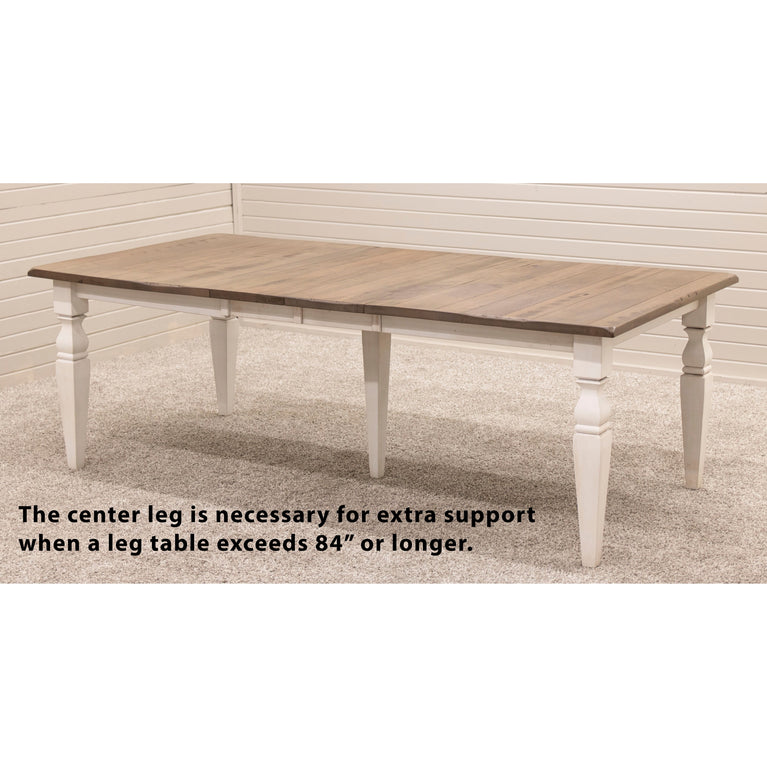 Classic Turned Cam Cherry Wood Extending Dining Table | Asbury Color