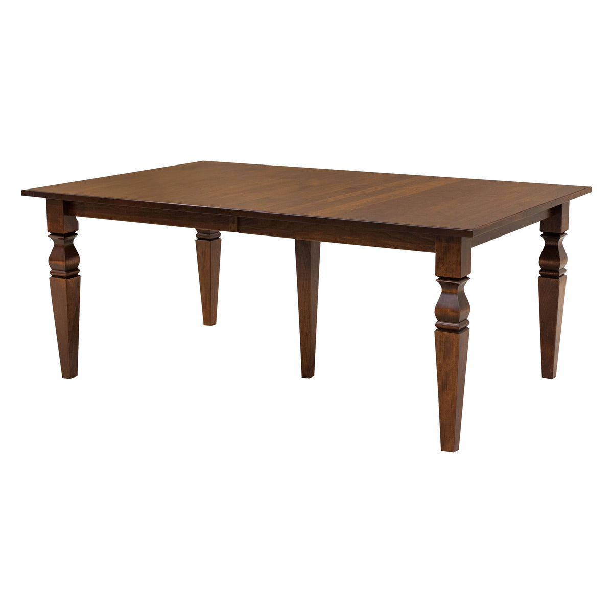 Classic Turned Cam Cherry Wood Extending Dining Table | Asbury Color