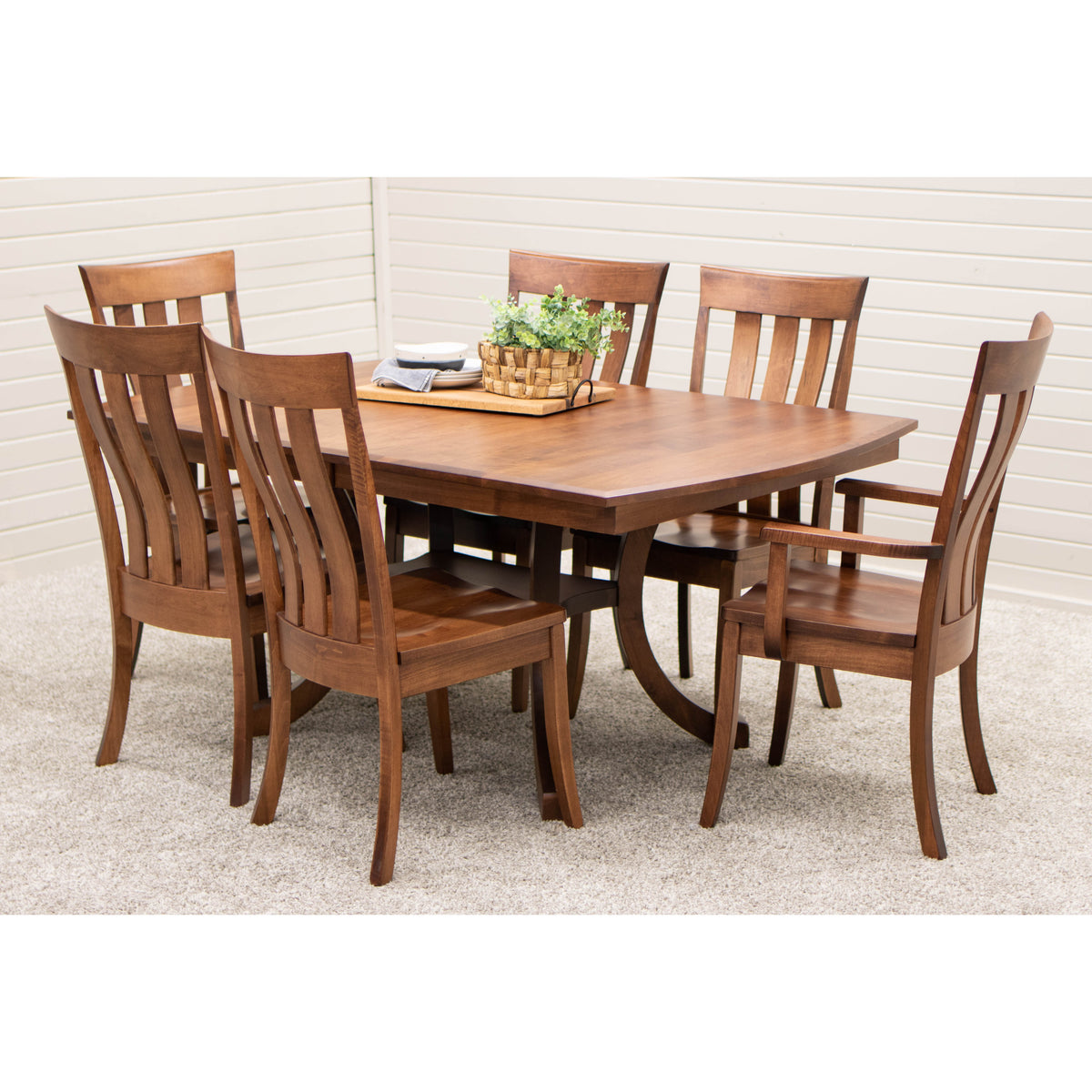 Solid Maple Wood Dining Table | Amish Maple Dining Furniture
