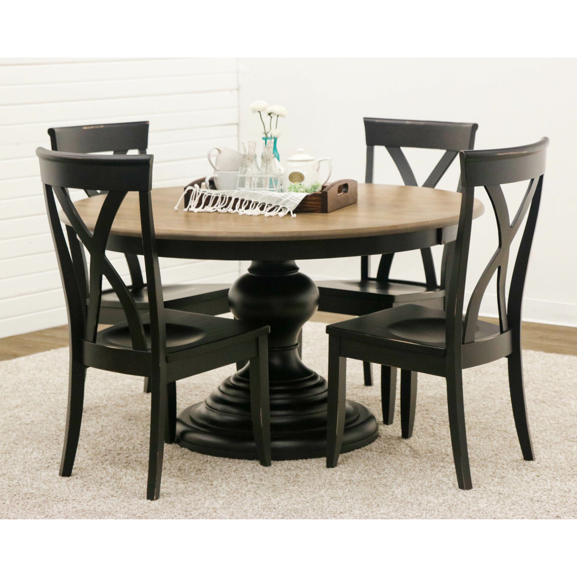 60 Inch Round Dining Table | 60" Round Pedestal Dining Table