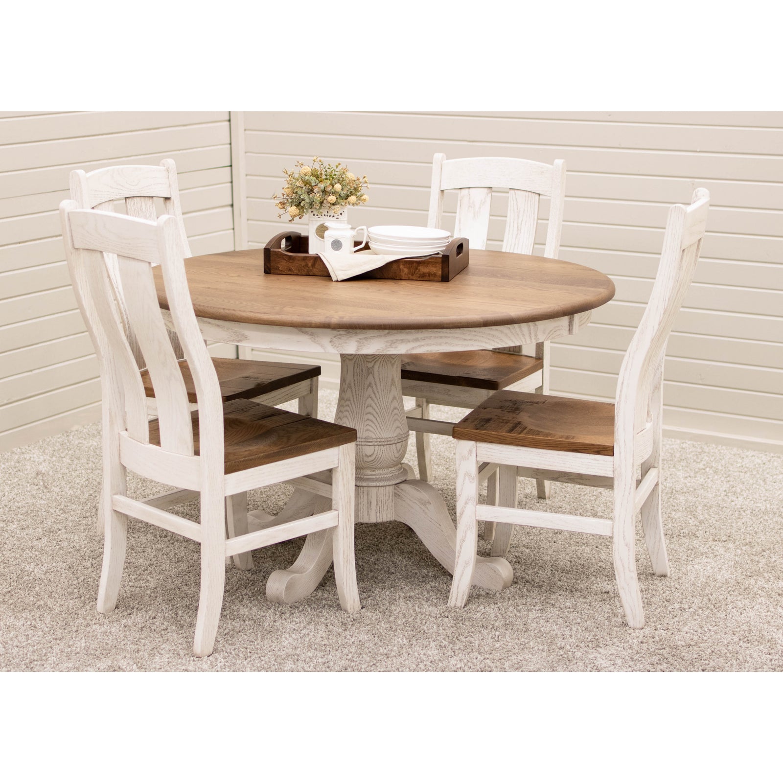 Round Dining Table for 4 | Round Dining Table Set for 4