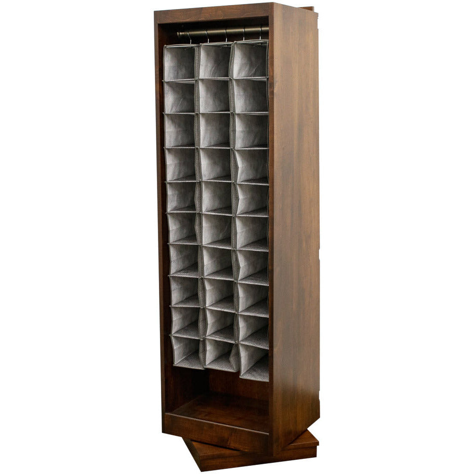 Revolving Shaker Jewelry & Shoe Tower | dutchcraftfurniture.com