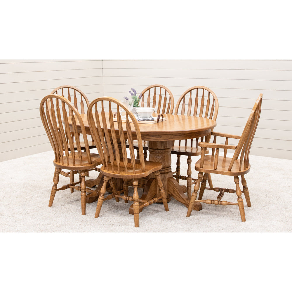 Traditional Double Pedestal Dining Set
